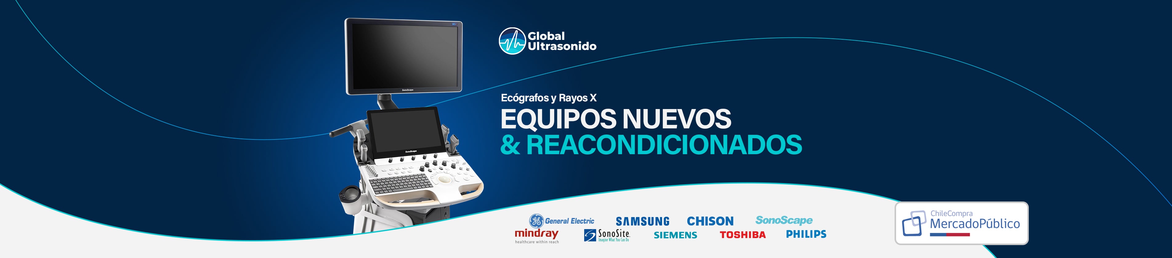 Ecógrafos y equipos de RX nuevos reacondicionados | Global Ultrasonido
